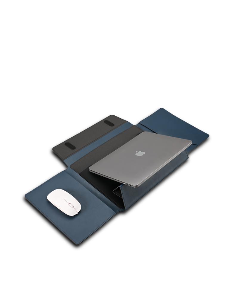 OFFICE LAPFOLD - Versatile PU Laptop Sleeve that Transforms into a ...
